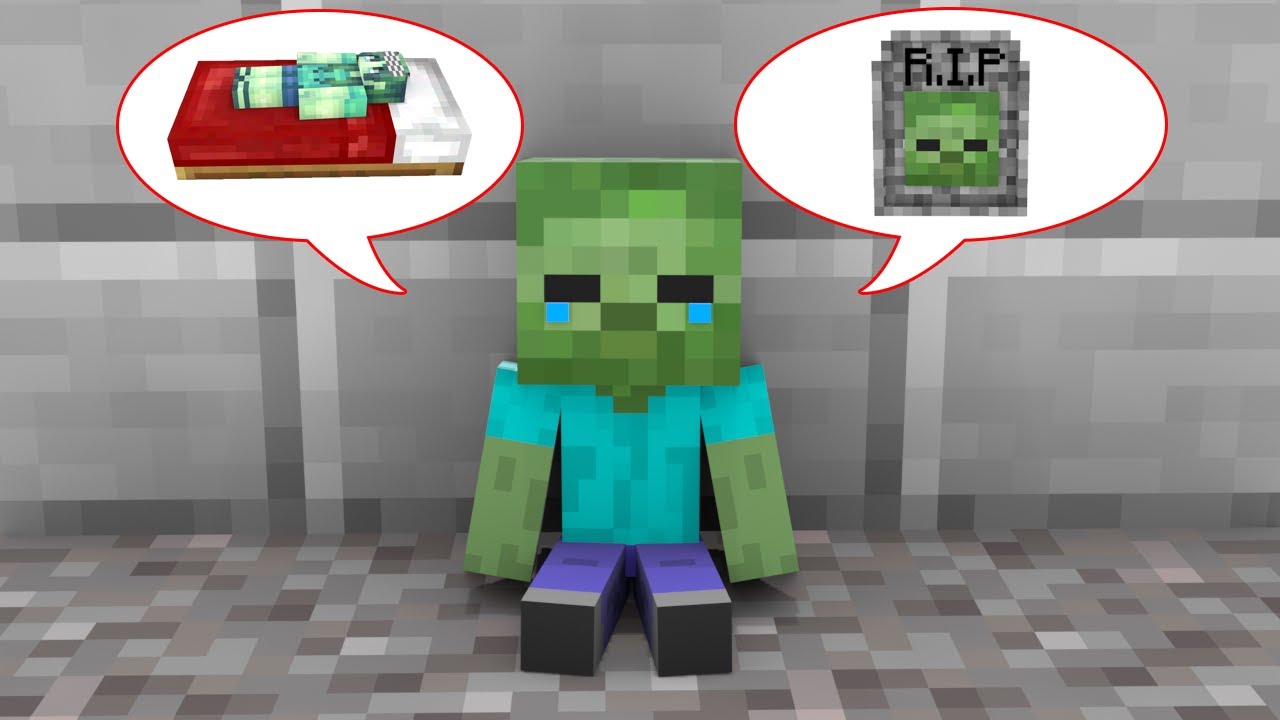Monster School : BABY ZOMBIE NEEDS A HELP - Minecraft Animation ...