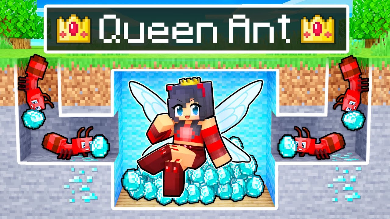 Playing As The QUEEN ANT In Minecraft! - Minecraft videos