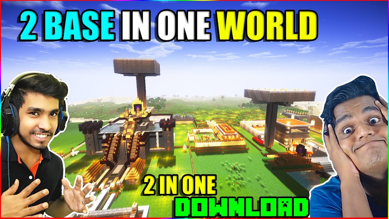 Techno gamerz minecraft and Beastboyshub minecraft base in single world ...