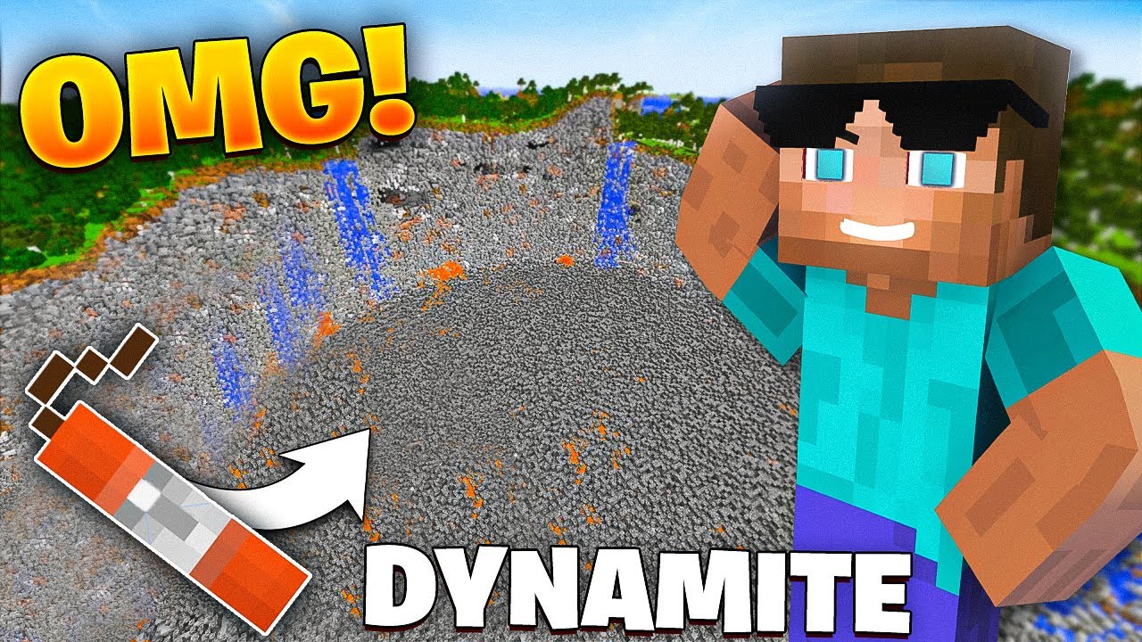 This Dynamite BROKE my Minecraft World... - Minecraft videos