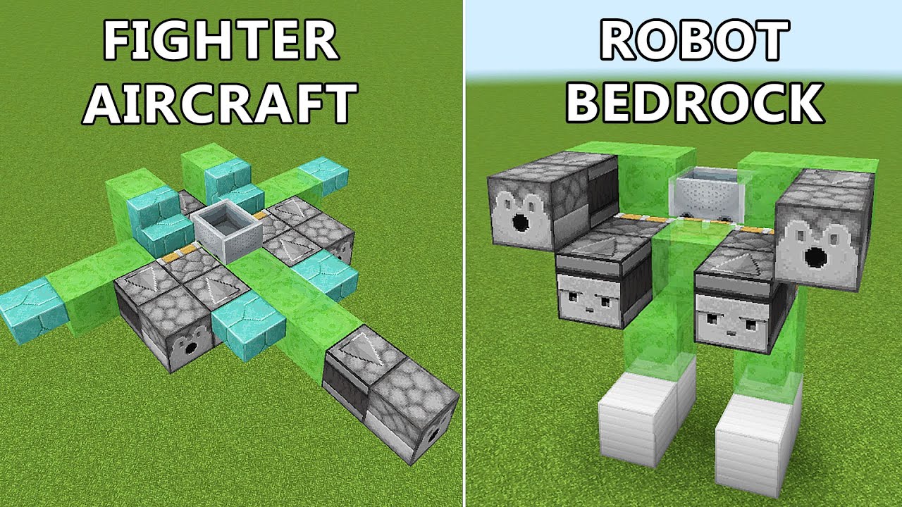 3+ Redstone War Weapon Build (Fighter Aircraft) in Minecraft ...