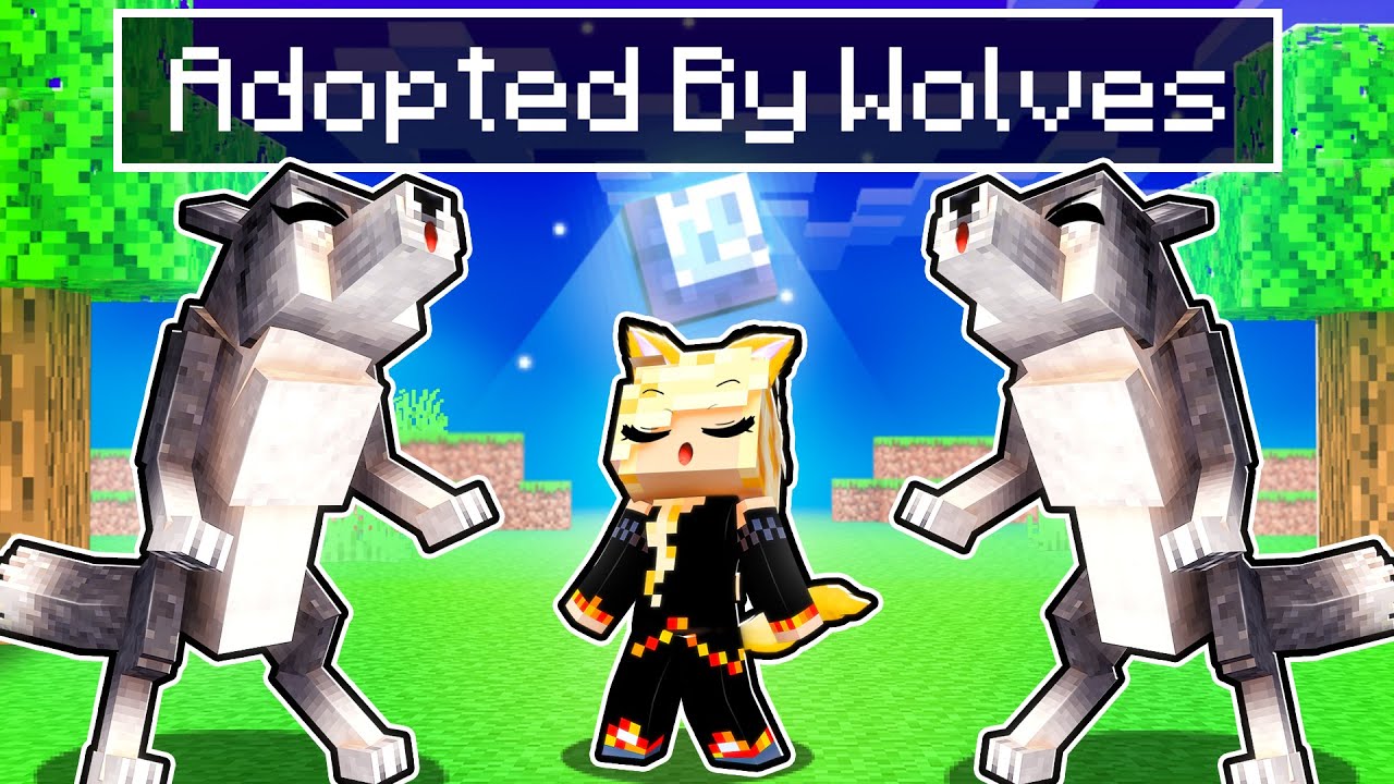 Adopted By WEREWOLVES In Minecraft - Minecraft videos