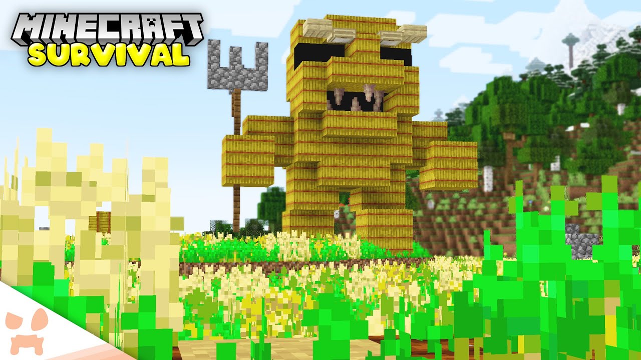 BIG WHEAT FARM! | Minecraft 1.18 Survival (Episode 21) - Minecraft videos