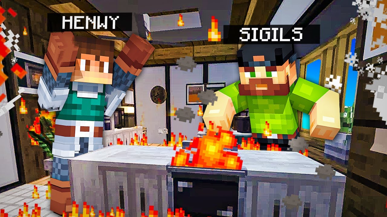 COOKING CHALLENGE for OP WEAPONS in Minecraft - Minecraft videos