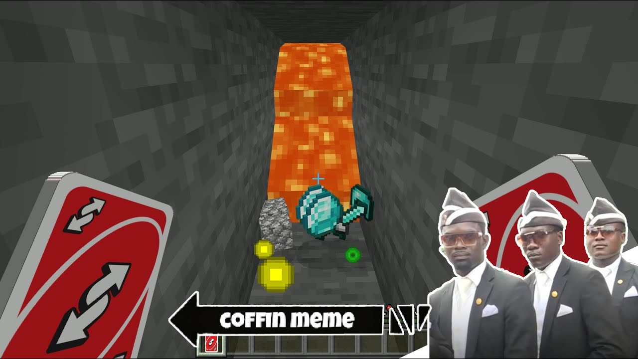 Coffin Meme but I didn't die - Minecraft - Minecraft videos