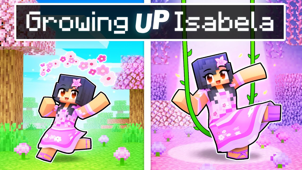 Growing Up As ISABELA From ENCANTO In Minecraft! - Minecraft videos