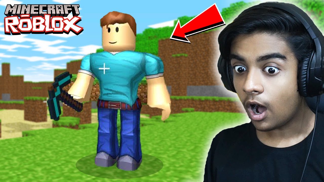 I Played Minecraft In Roblox Minecraft Videos