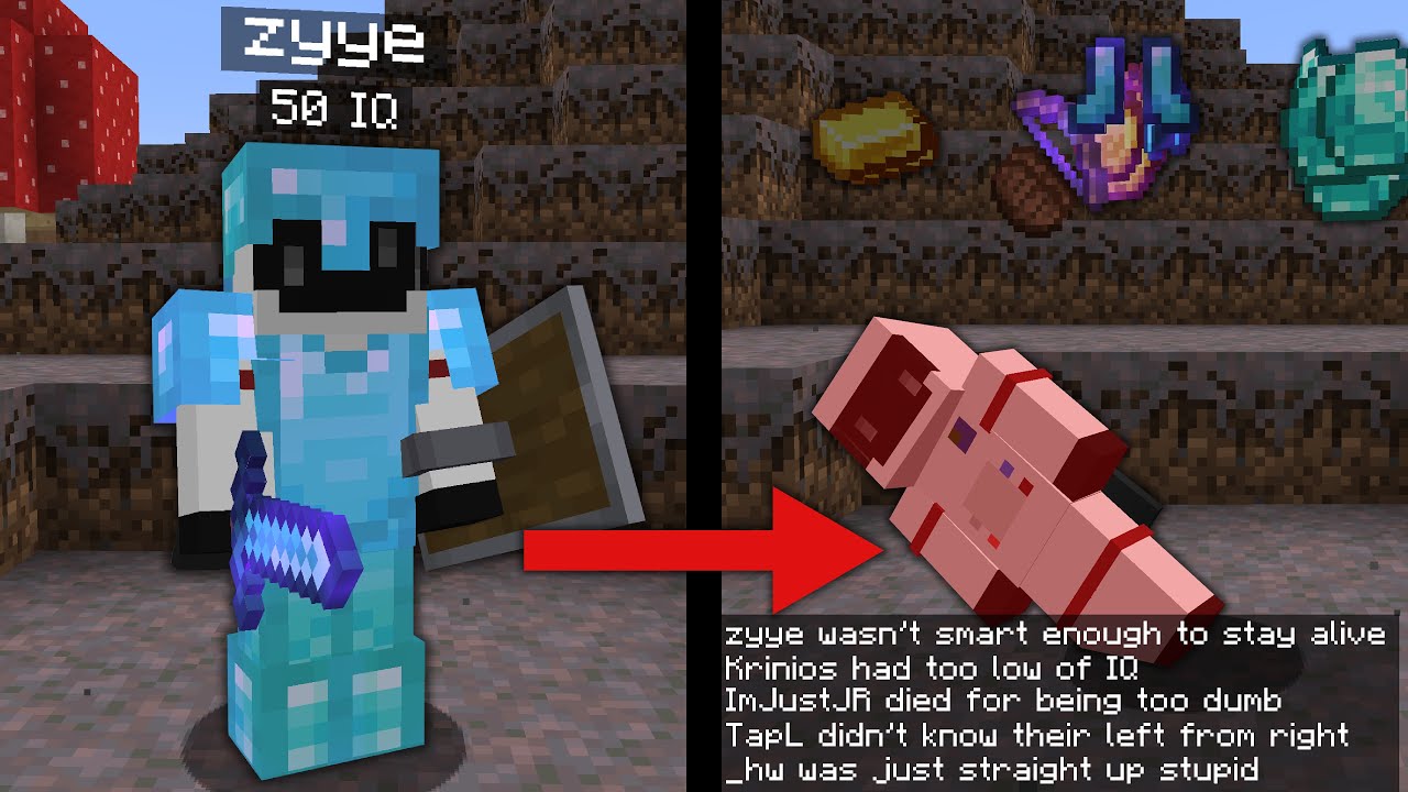 Minecraft, BUT if you're DUMB you DIE - Minecraft videos