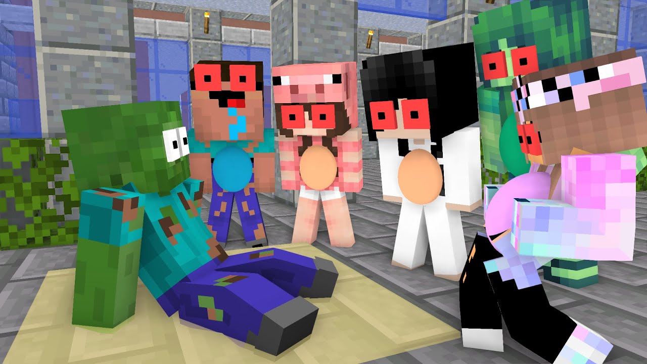 MonsterSchool: BAD ALEX PRISON BREAK WITH ZOMBIE FAMILY - Minecraft For ...