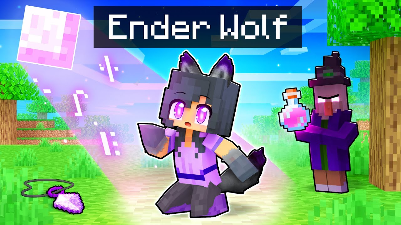 The First ENDER WOLF Story In Minecraft! - Minecraft videos