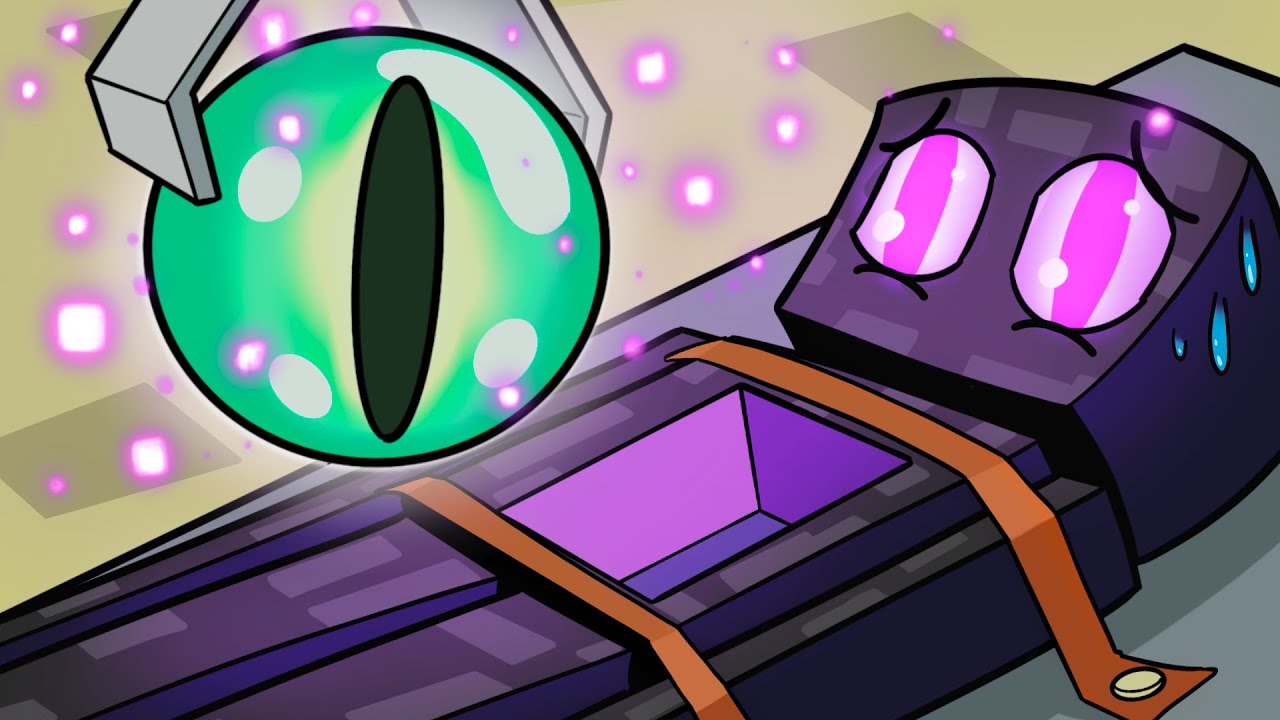 The Story of Minecraft's First Enderman (Cartoon Animation) - Minecraft ...