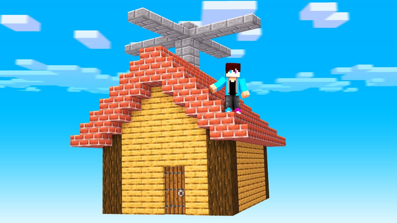 VLIEGEND HUIS BOUWEN In MINECRAFT! - Minecraft videos