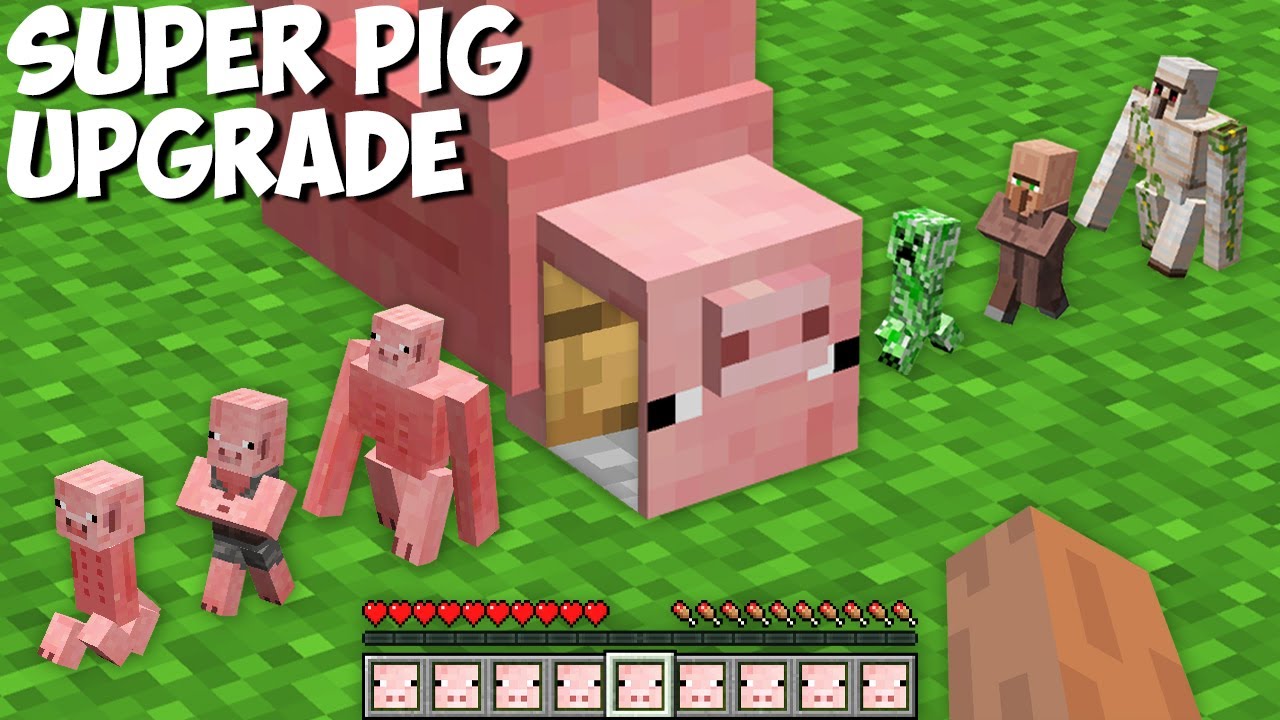 Why did I TRANSFORM ALL MOBS INTO PIG MOBS in Minecraft ? INCREDIBLE ...