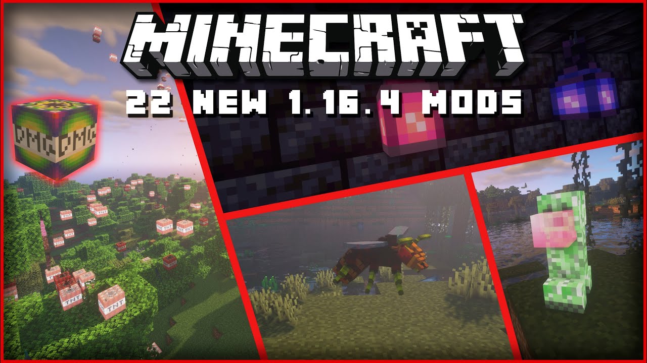 22 Brand New & Awesome Minecraft Mods for 1.16.4! - Hornets, New TNT ...
