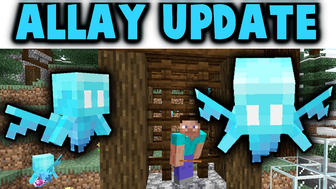 Allay Mob is HERE! 1.19 Minecraft Update News - Minecraft videos