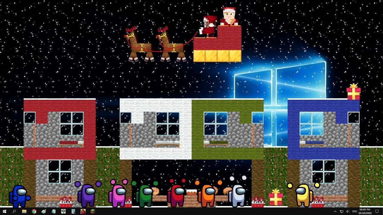 Among Us - OUT - Animation - Christmas | Minecraft - Minecraft videos