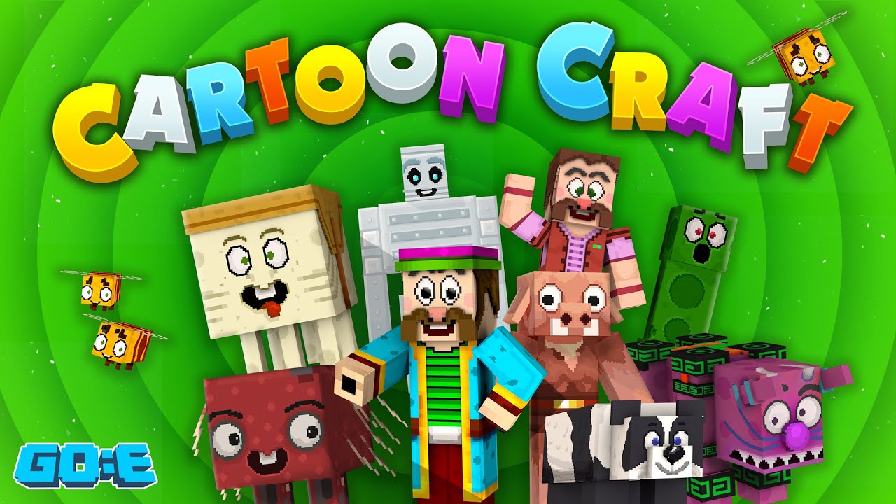 Cartoon Craft Texture Pack : A Minecraft Marketplace Trailer ...