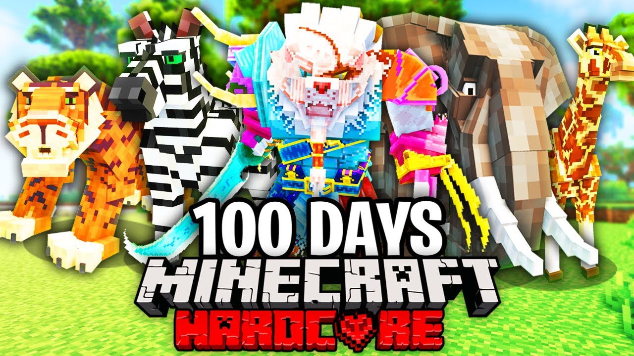 I Survived 100 Days in Madagascar in Minecraft.. Here's What Happened ...