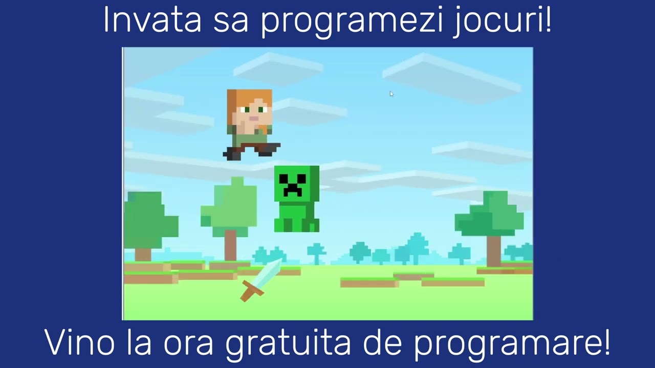 Lectie gratuita de programare pentru copii, cu tema Minecraft ...