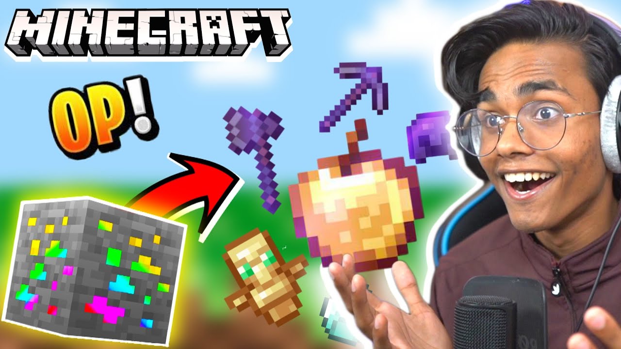 MINECRAFT, BUT ORES DROP SUPER EPIC ITEMS - Minecraft videos