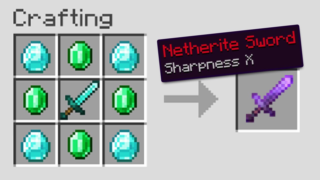 Minecraft, But Crafting Drops OP Items... - Minecraft videos