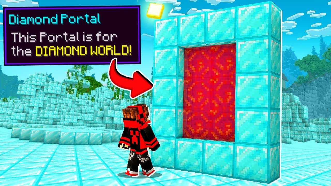 Minecraft, But There Are Custom Portals..... - Minecraft videos
