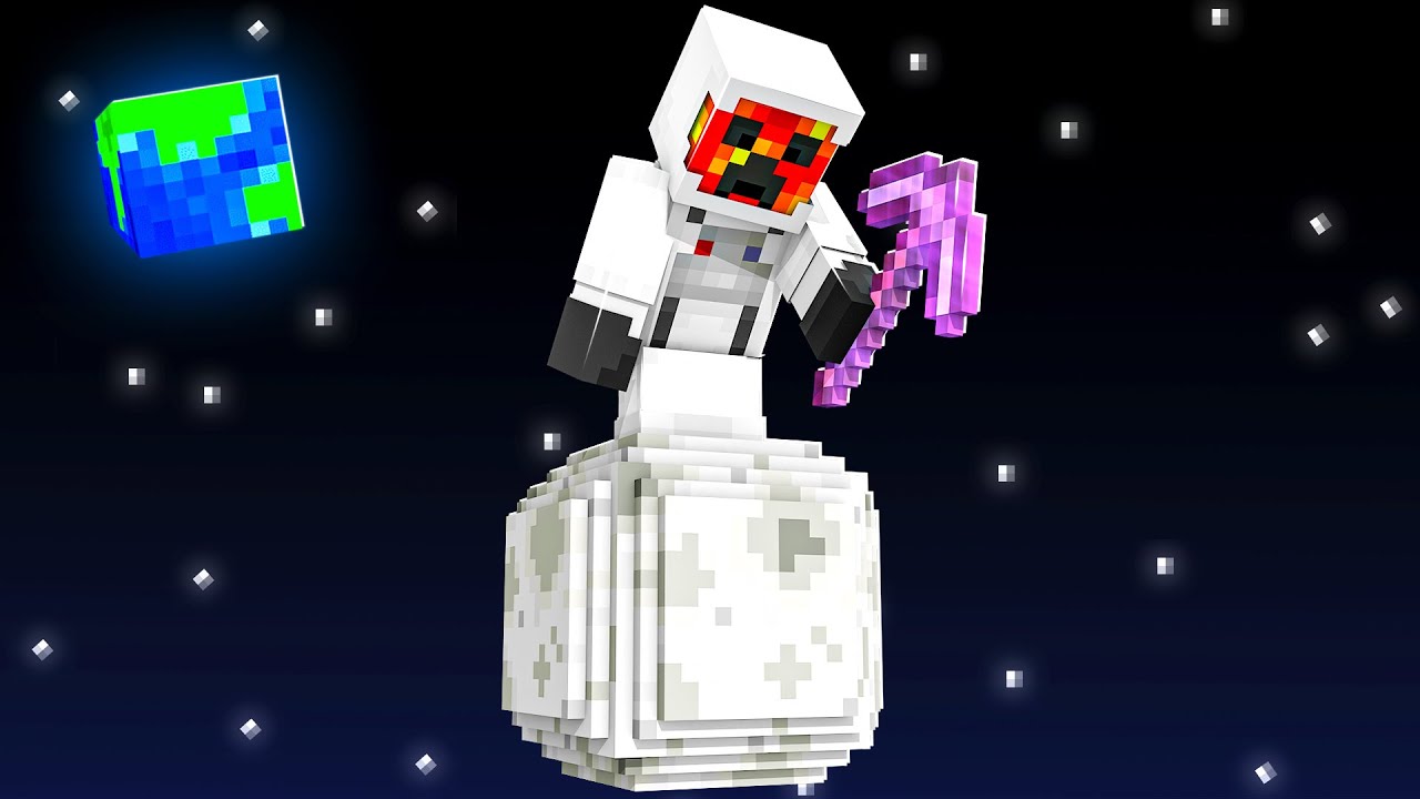 Minecraft But There’s 1 SPACE Block - Minecraft videos