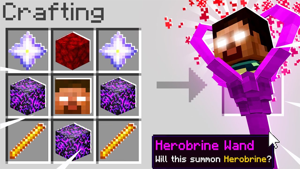 Minecraft But You Can Craft Custom Wands! - Minecraft videos