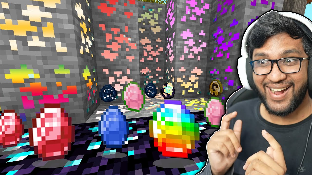 Minecraft but CUSTOM DIAMONDS !! - Minecraft videos
