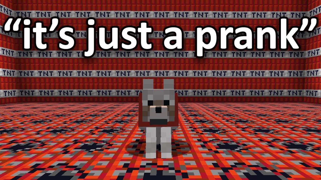 Minecraft but PRANKING goes TOO FAR - Minecraft videos