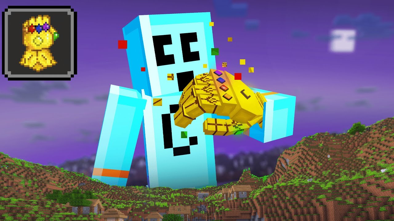 Minecraft but you can Eat Infinity Stones - Minecraft videos