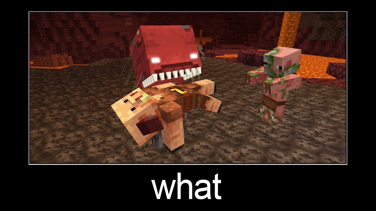 Minecraft wait what meme part 206 (Scary Strider) - Minecraft videos