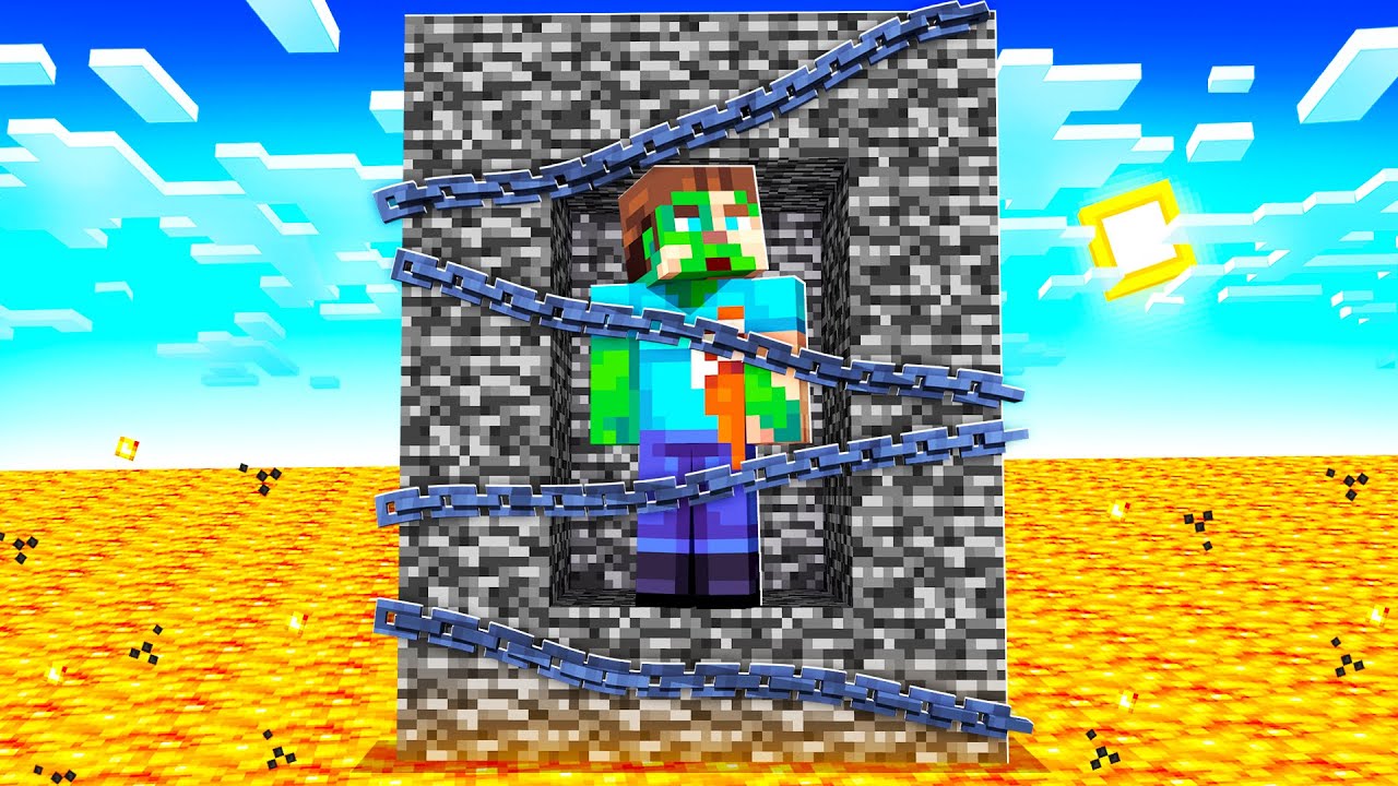 My Friends Trapped Me in BEDROCK Prison - Minecraft videos