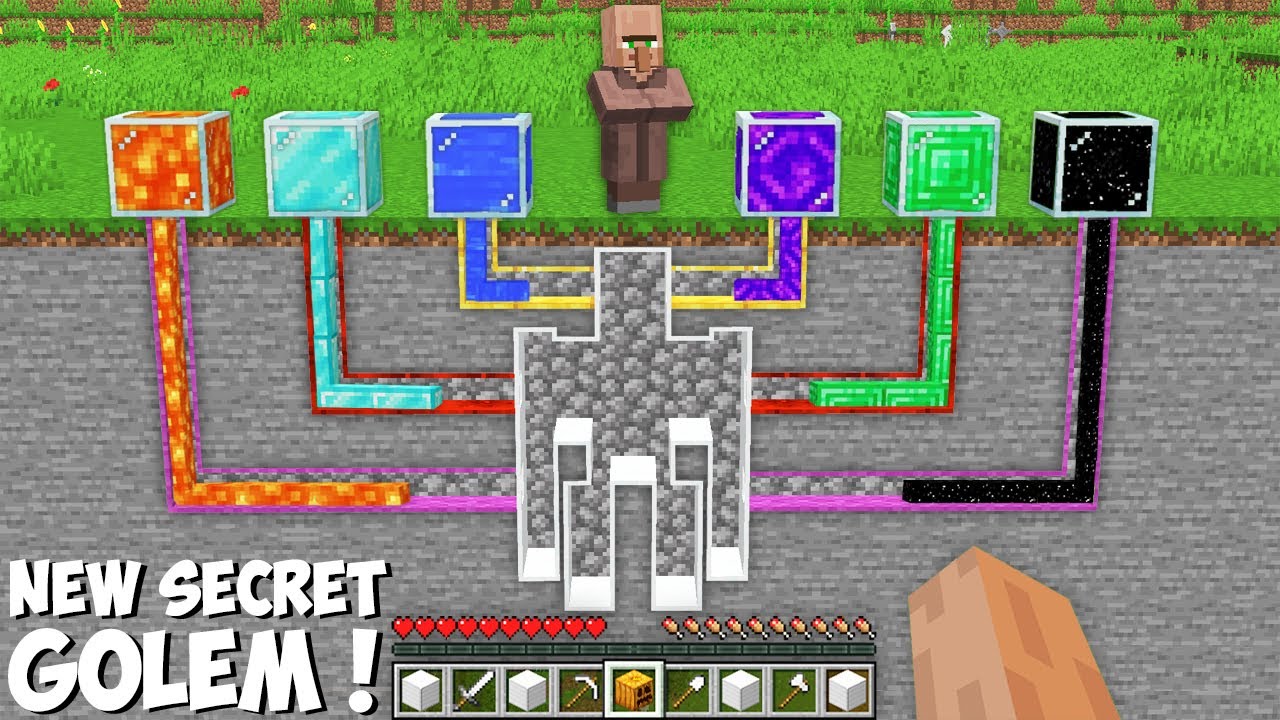 Why VILLAGER BUILD NEW STATION TO CREATE SUPER GOLEM in Minecraft ...