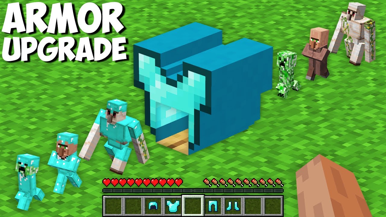 Why did I CREATE DIAMOND ARMOR UPGRADER FOR ALL MOBS in Minecraft ...