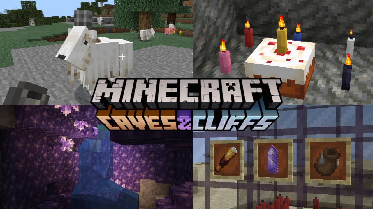 10 New things added in minecraft 1.17 Caves & Cliffs Update - Minecraft ...
