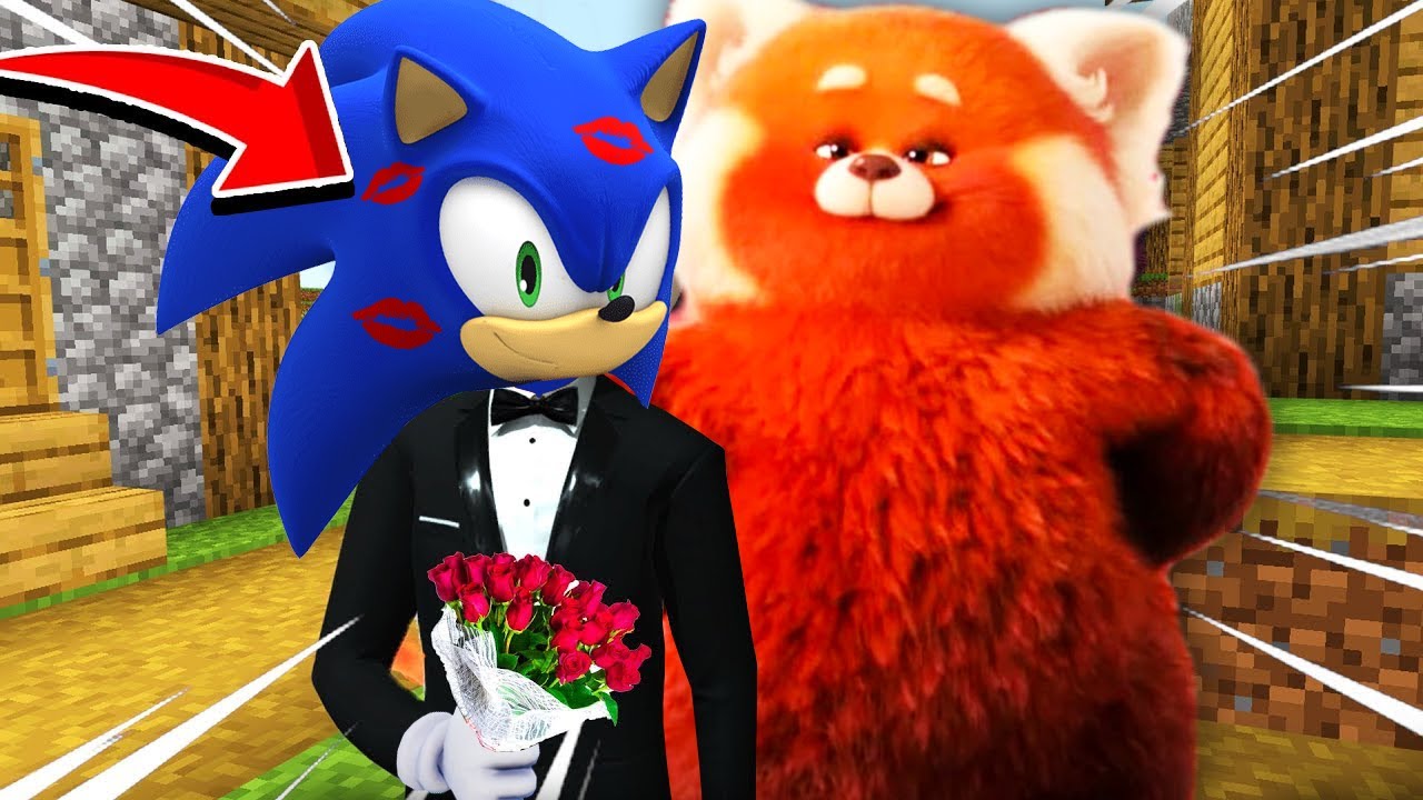 ALERTE ROUGE ET SONIC 2 SE MARIE Sur MINECRAFT ! - Minecraft videos