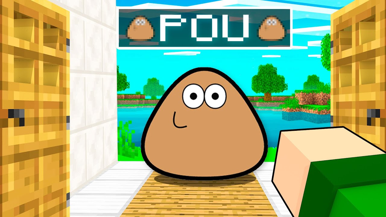 CUIDEI DO POU DENTRO DO MINECRAFT... - Minecraft videos