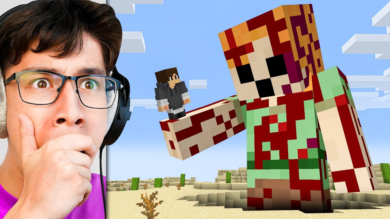 I Scared My Friend as GIANT ALEX in Minecraft - Minecraft videos