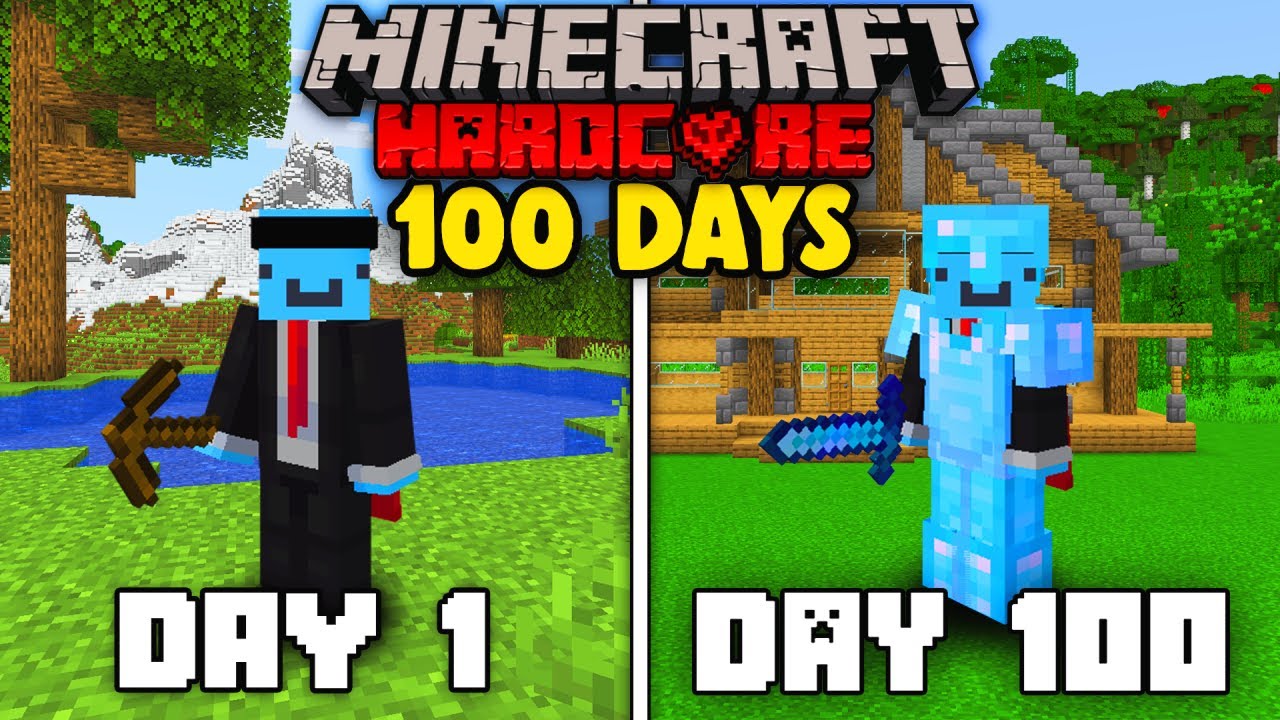 I Survived 100 Days in Minecraft Hardcore... Here's What Happened ...