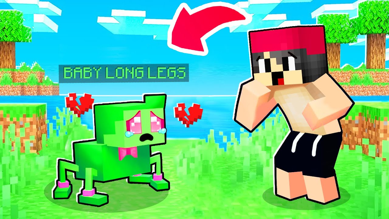 IKKY ADOPTIERT BABY LONG LEGS IN MINECRAFT - Minecraft videos