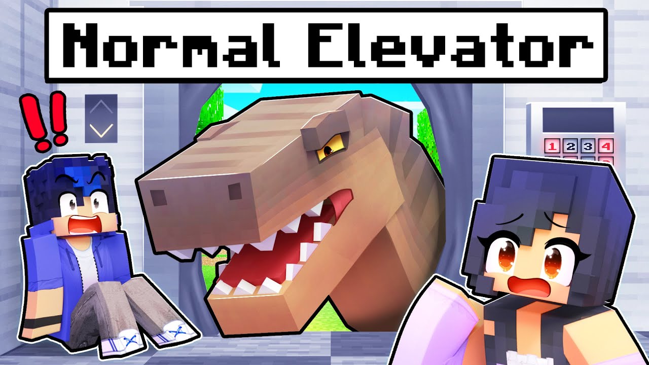 Just a NORMAL Minecraft Elevator! (NOT NORMAL!) - Minecraft videos