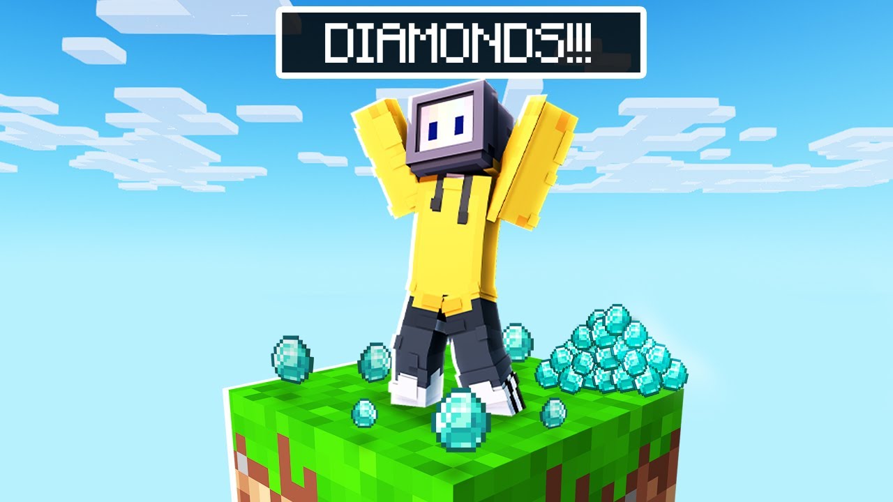 LOGGY FOUND DIAMONDS ON ONE BLOCK - Minecraft videos
