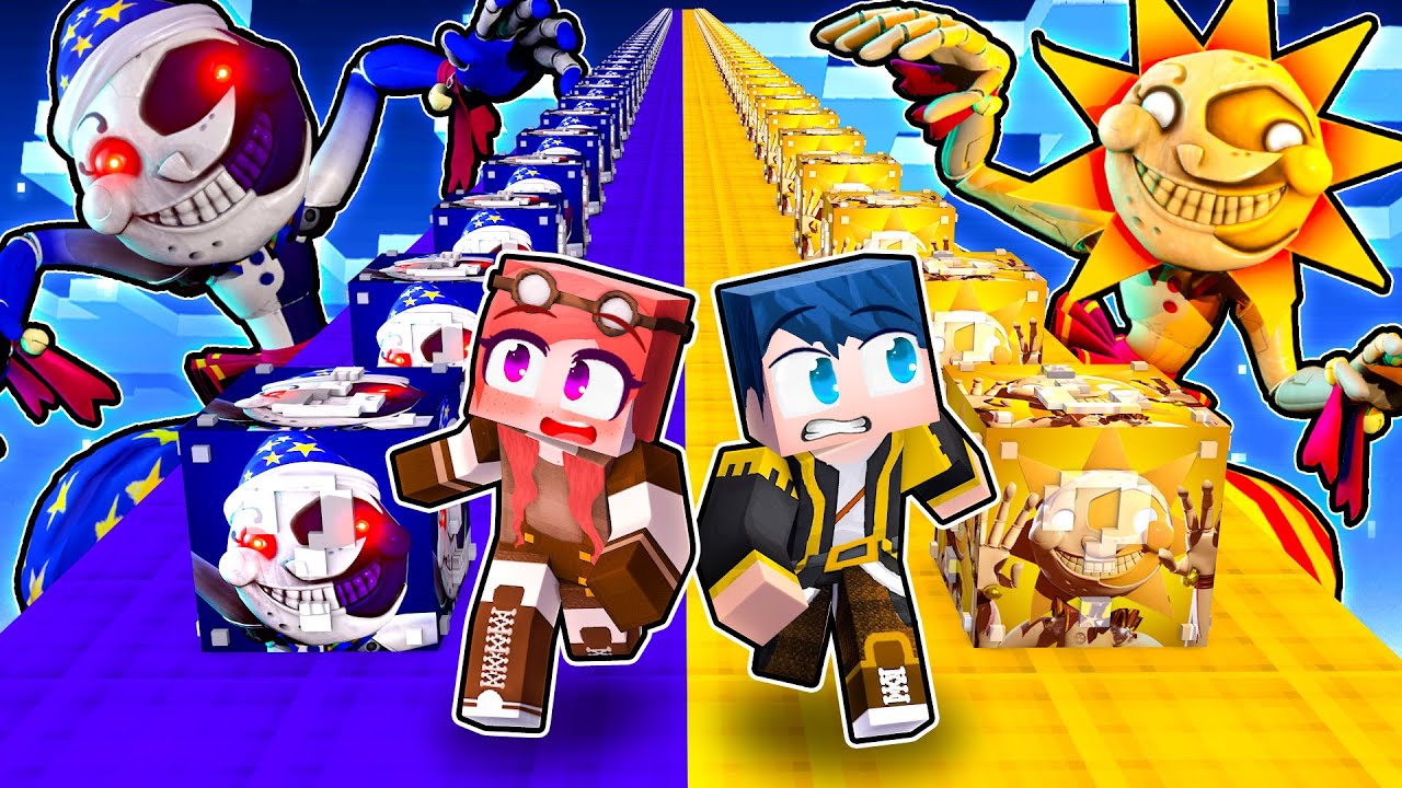 LUCKY BLOCK SUNDROP VS LUCKY BLOCK MOONDROP! - MINECRAFT - Minecraft videos