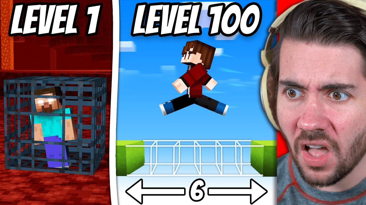 Level 1 to 100 Minecraft Mysteries - Minecraft videos