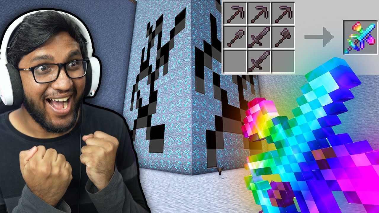 MINECRAFT BUT I CAN COMBINE ANY TOOLS ! - Minecraft videos