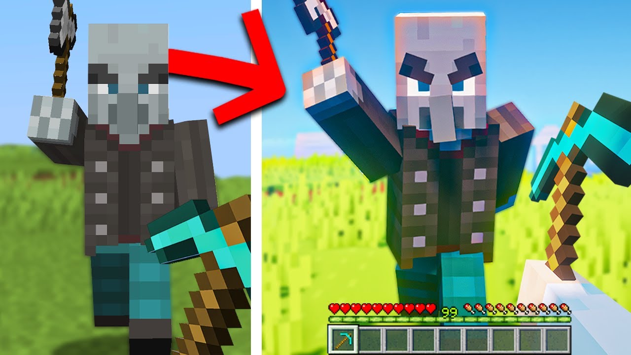 Minecraft, But It Gets More Animated... - Minecraft videos
