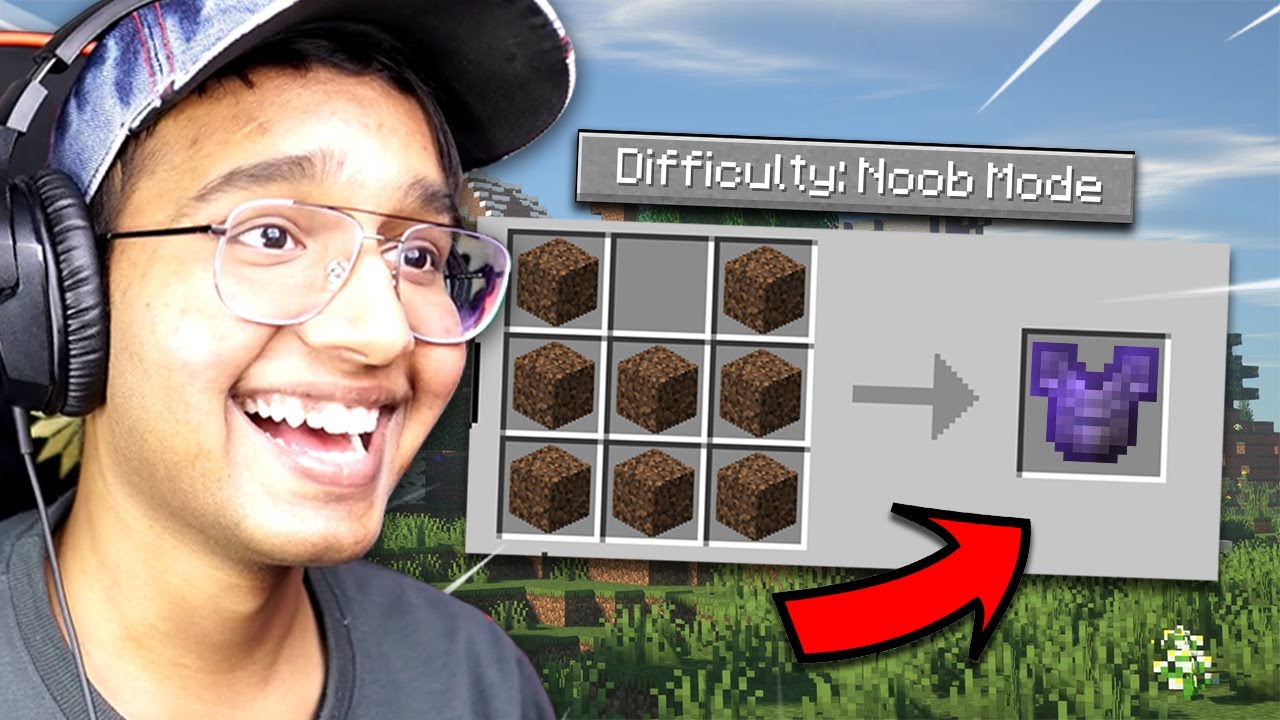 Minecraft But Its Super NOOB Difficulty - Minecraft videos