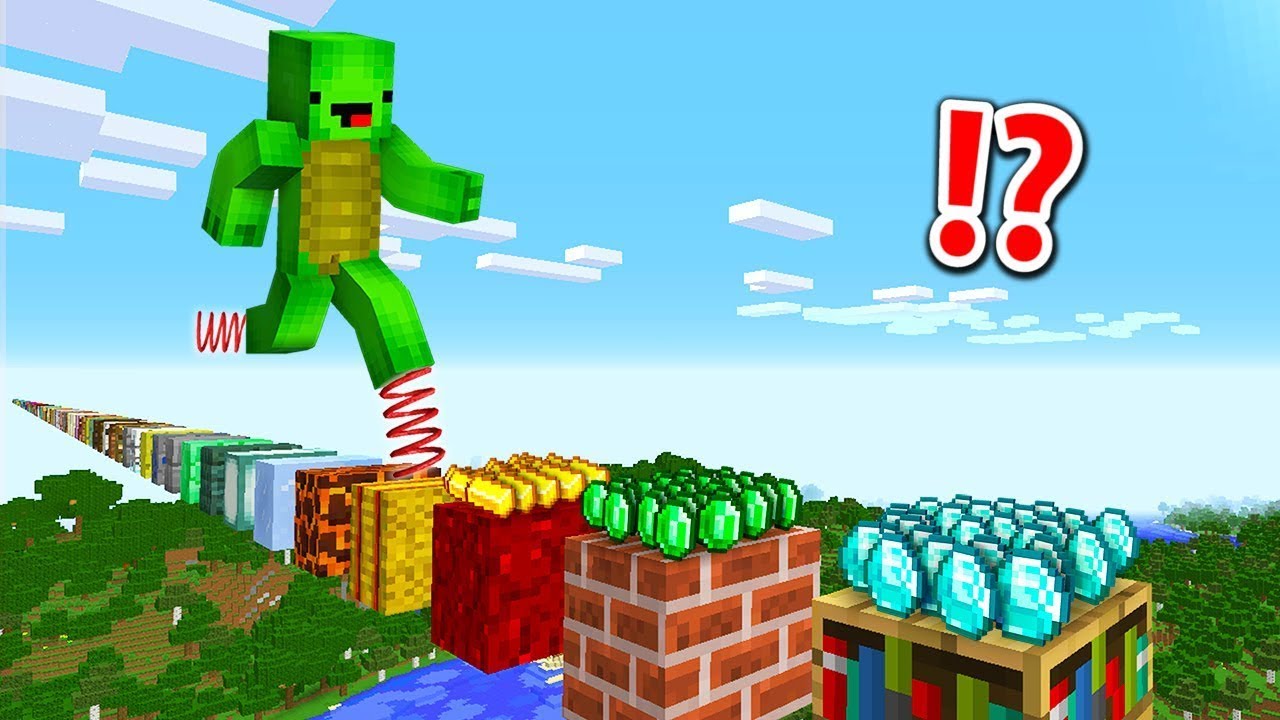 Minecraft But Jumping Gives You Random Items - Minecraft videos