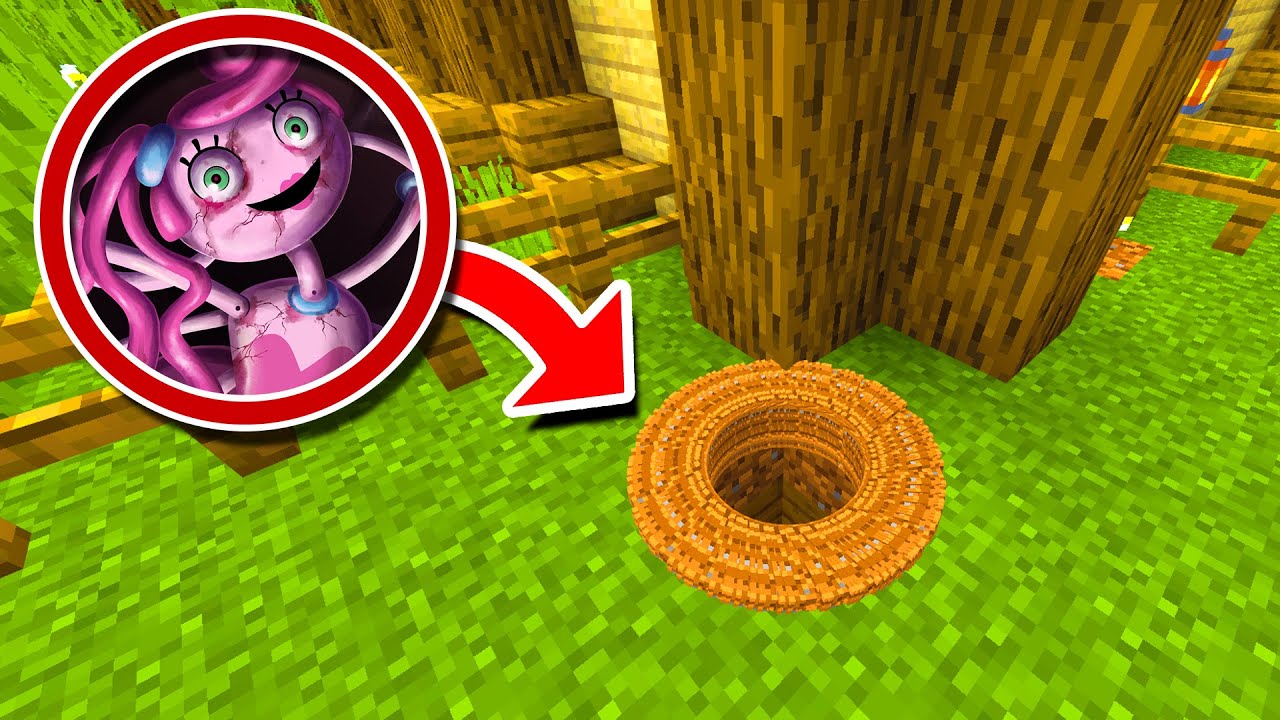 Minecraft PE : I FOUND MOMMY LONG LEGS SECRET BASE in MINECRAFT ...